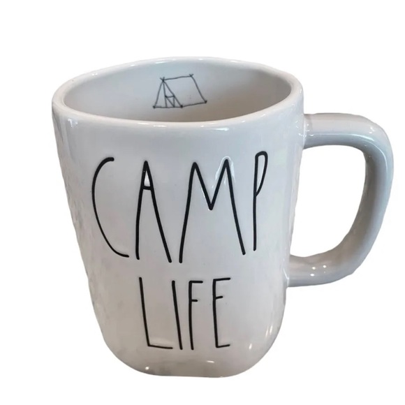Rae Dunn | Kitchen | Rae Dunn Camp Life Coffee Cup Mug With Tent Inside ...